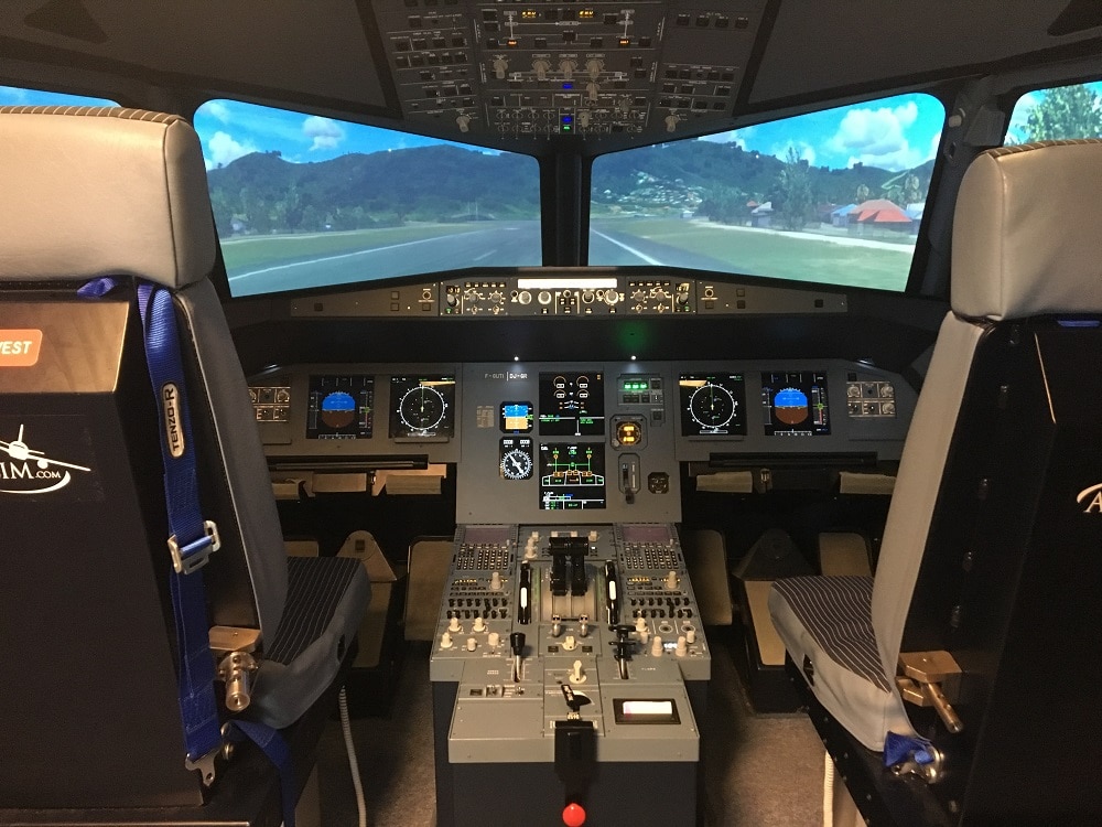 Piloter un avion de ligne le temps d'un instant