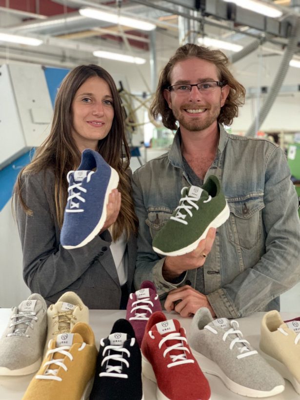 UBAC, baskets éco-responsables en laine et caoutchouc recyclées