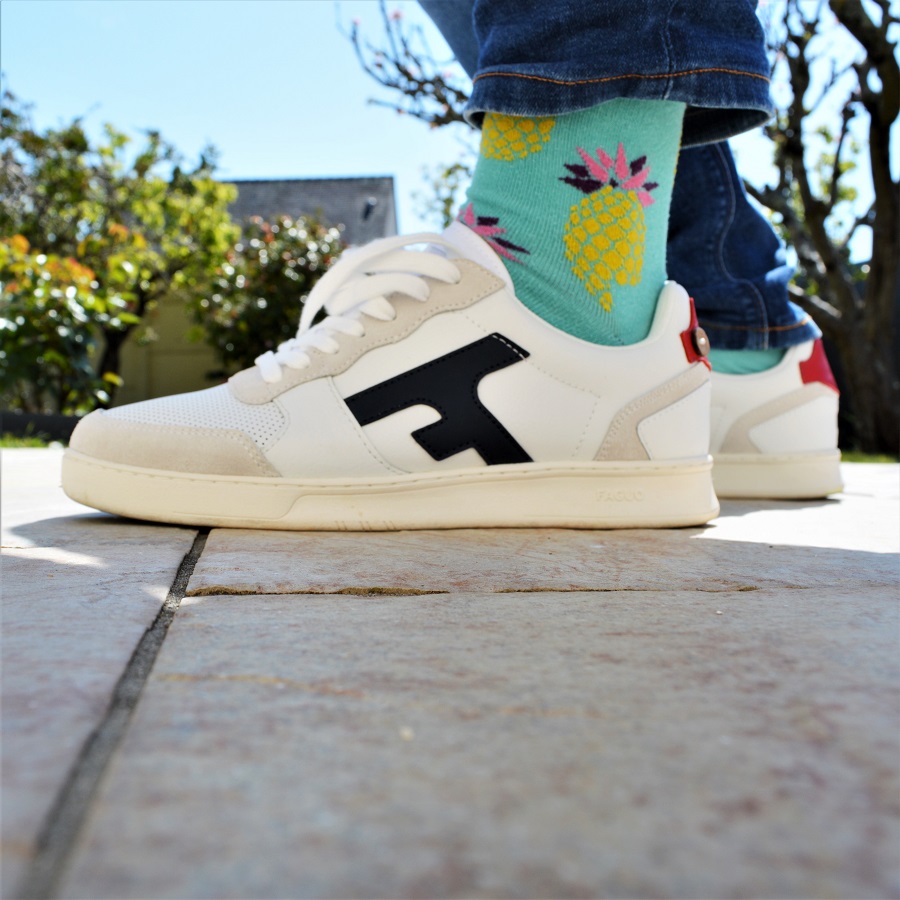 Sneakers FAGUO en cuir et polyester recyclé : Test et Avis
